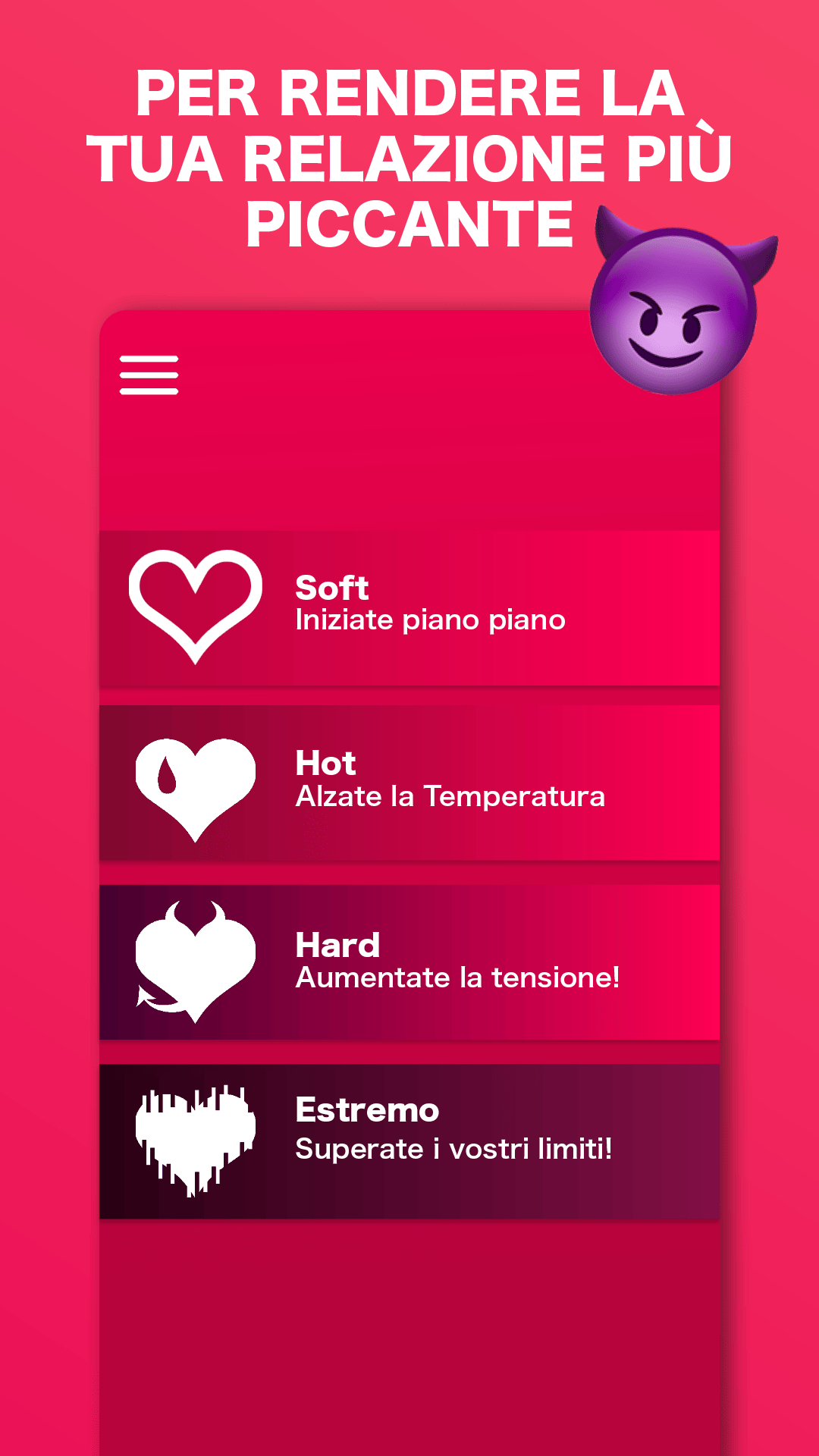 Gioco Coppia – Applicazione d’Obbligo o Verità per le coppie - Hot & Sexy
